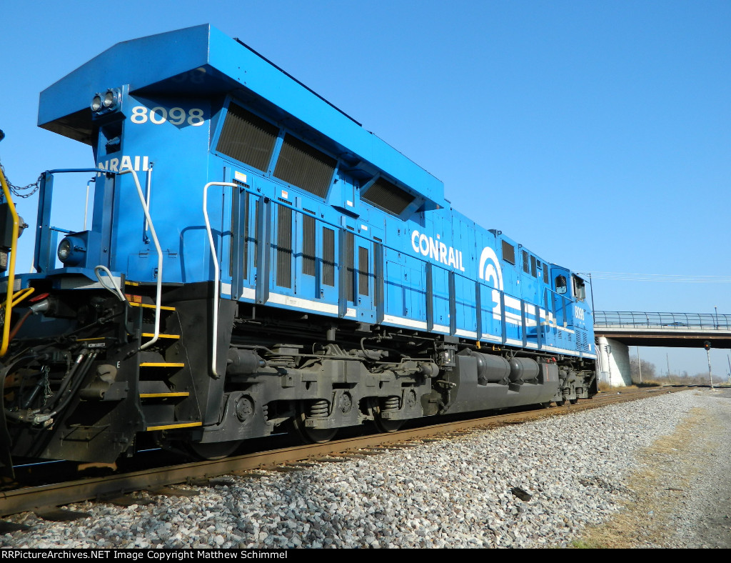 Rear Shot Of NS 8098 Conrail